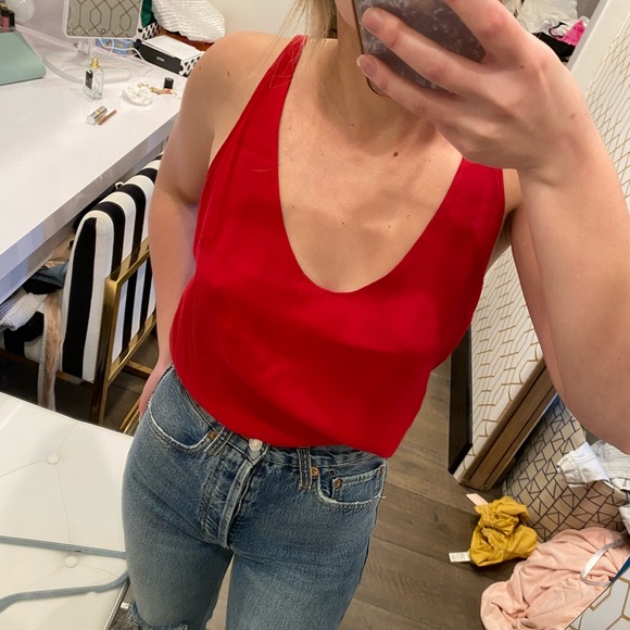 Reformation | Tops | Reformation Red Tank Top | Poshmark